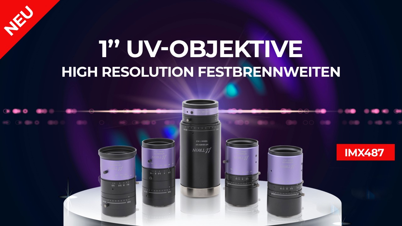 MaxxVision präsentiert neue Serie an UV-Objektiven von Myutron